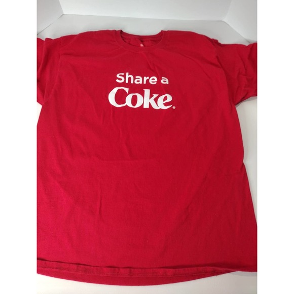Hanes | Shirts | Coca Cola Share A Coke Tshirt Hanes Red Xl | Poshmark